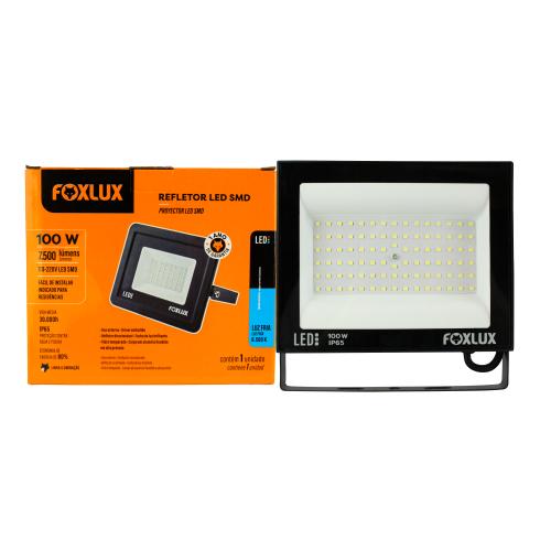 FOXLUX - REFLETOR LED 100W ALUM 6500K