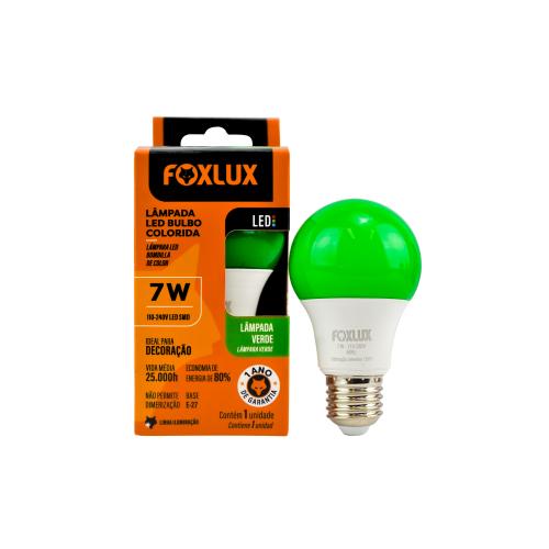 FOXLUX - LAMP LED A60 07W VERDE