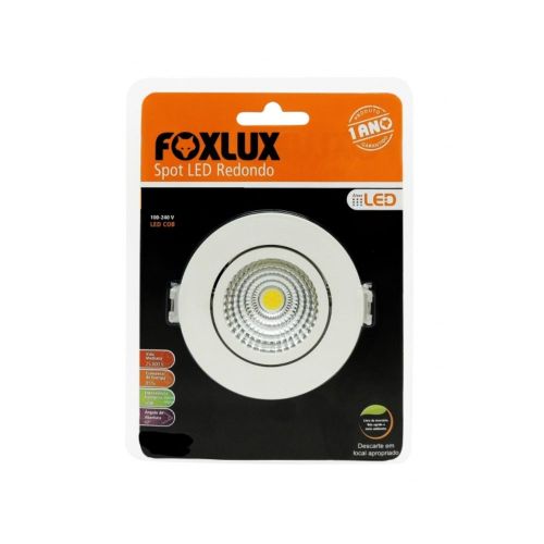 FOXLUX - SPOT LED EMB RED 03W 6500K